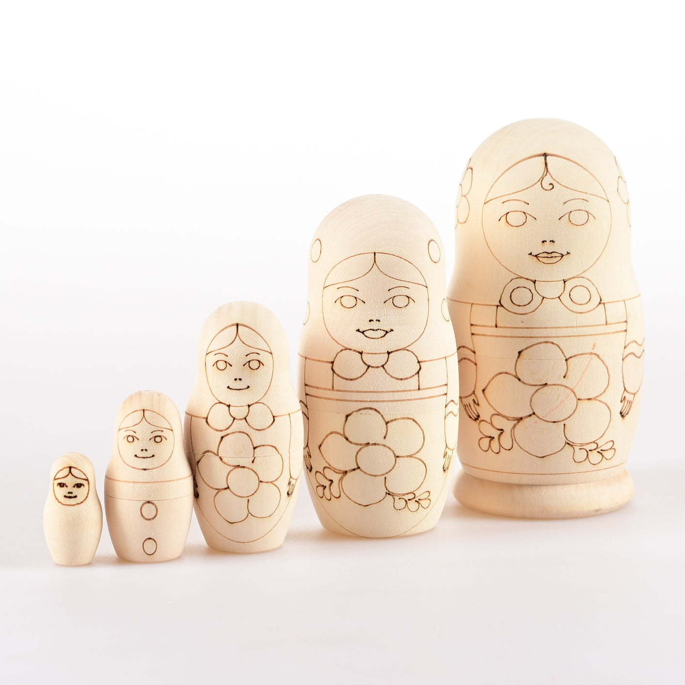 Outlined Nesting Doll – Samarsdolls